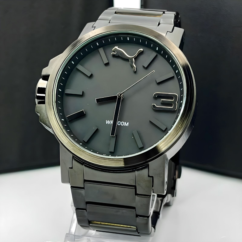 Relógio masculino puma aço | Shopee Brasil