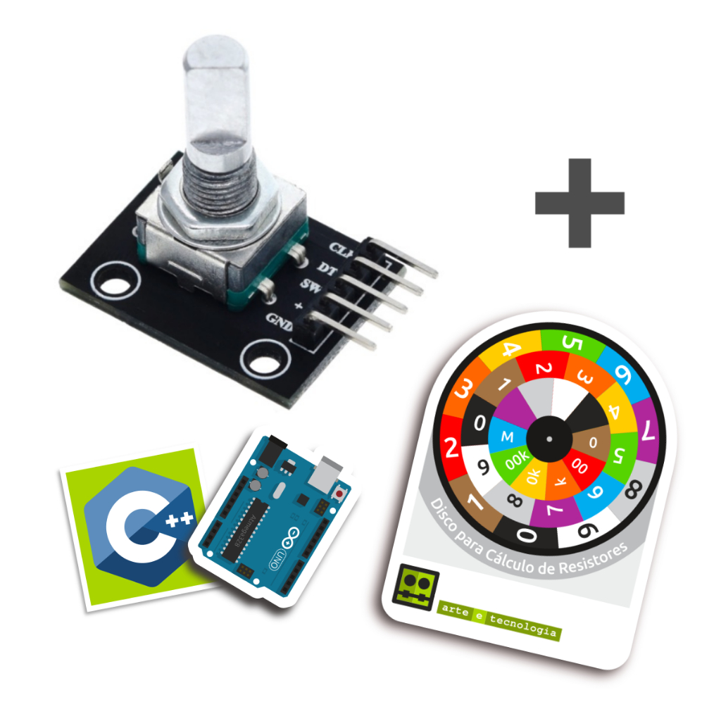 Encoder Decoder KY-040 Rotacional | Shopee Brasil