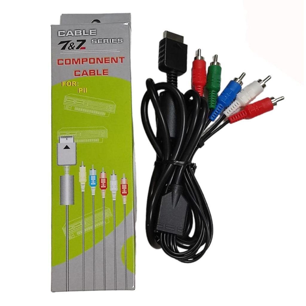 Cabo Video Componente Composto Ps2 Playstation 2 Caixa | Shopee Brasil
