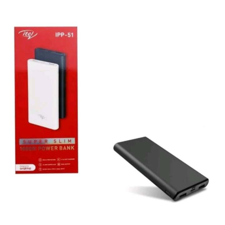 Power Bank 10000 Mah Ipp-51 Itel Super Carregamento Rápido | Shopee Brasil