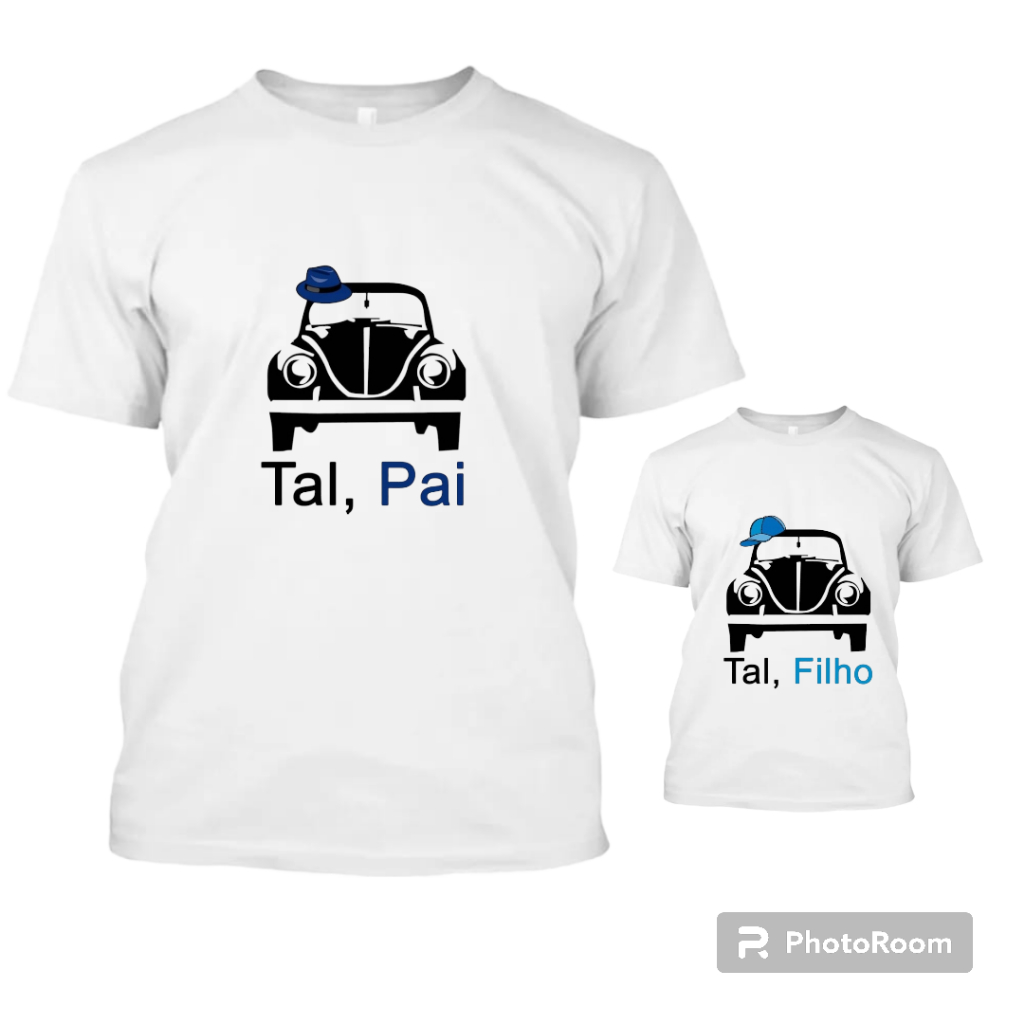 Camiseta tal pai tal filho/filha lancamento 100% algodao | Shopee Brasil
