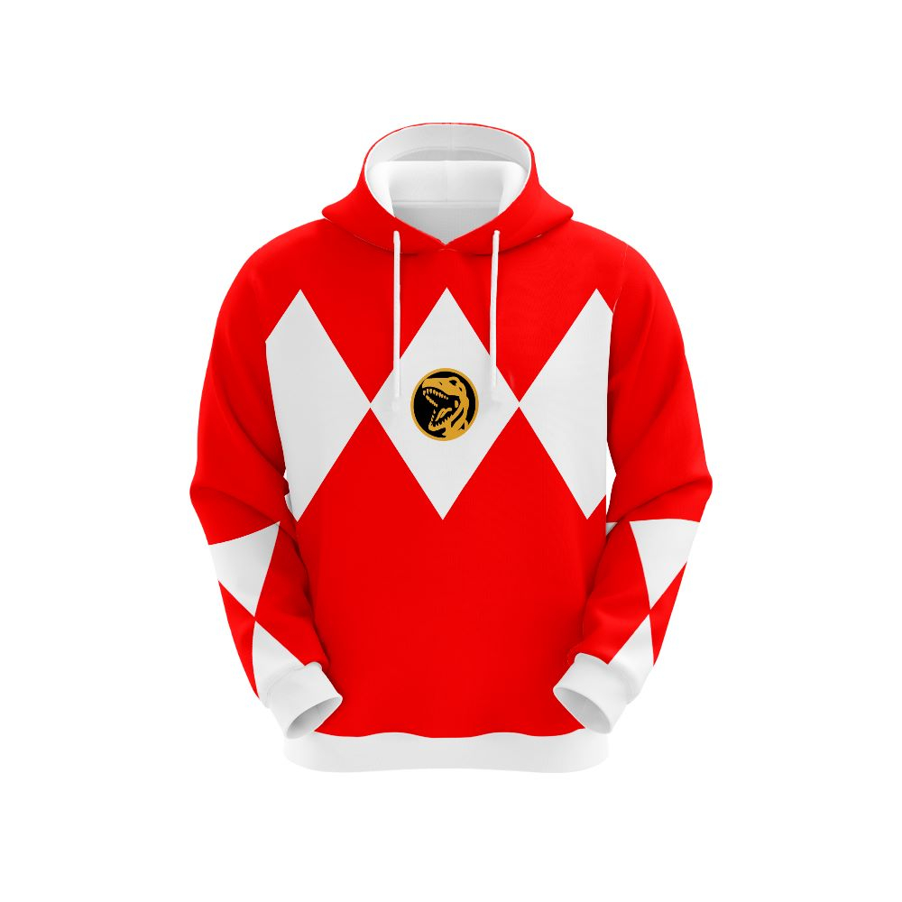 MOLETOM BLUSA DE FRIO POWER RANGERS VERMELHO CLASSICO REF0655 | Shopee ...