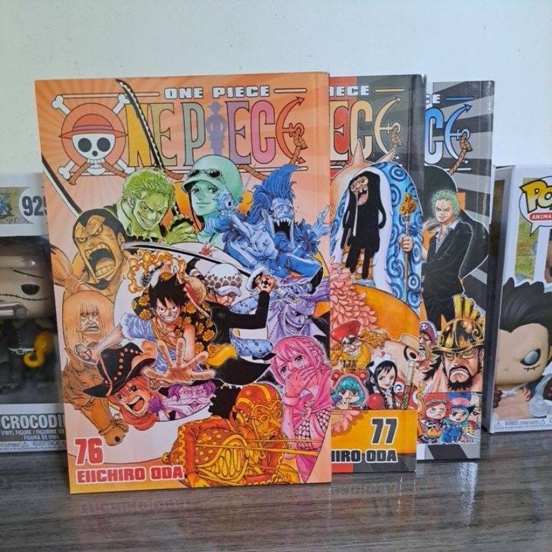 One Piece - vol. 76, 77 e 78 | Shopee Brasil
