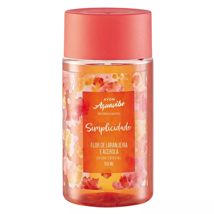 Body Splash Refrescante Flor de Laranjeira e Acerola Aquavibe - 150ml ...
