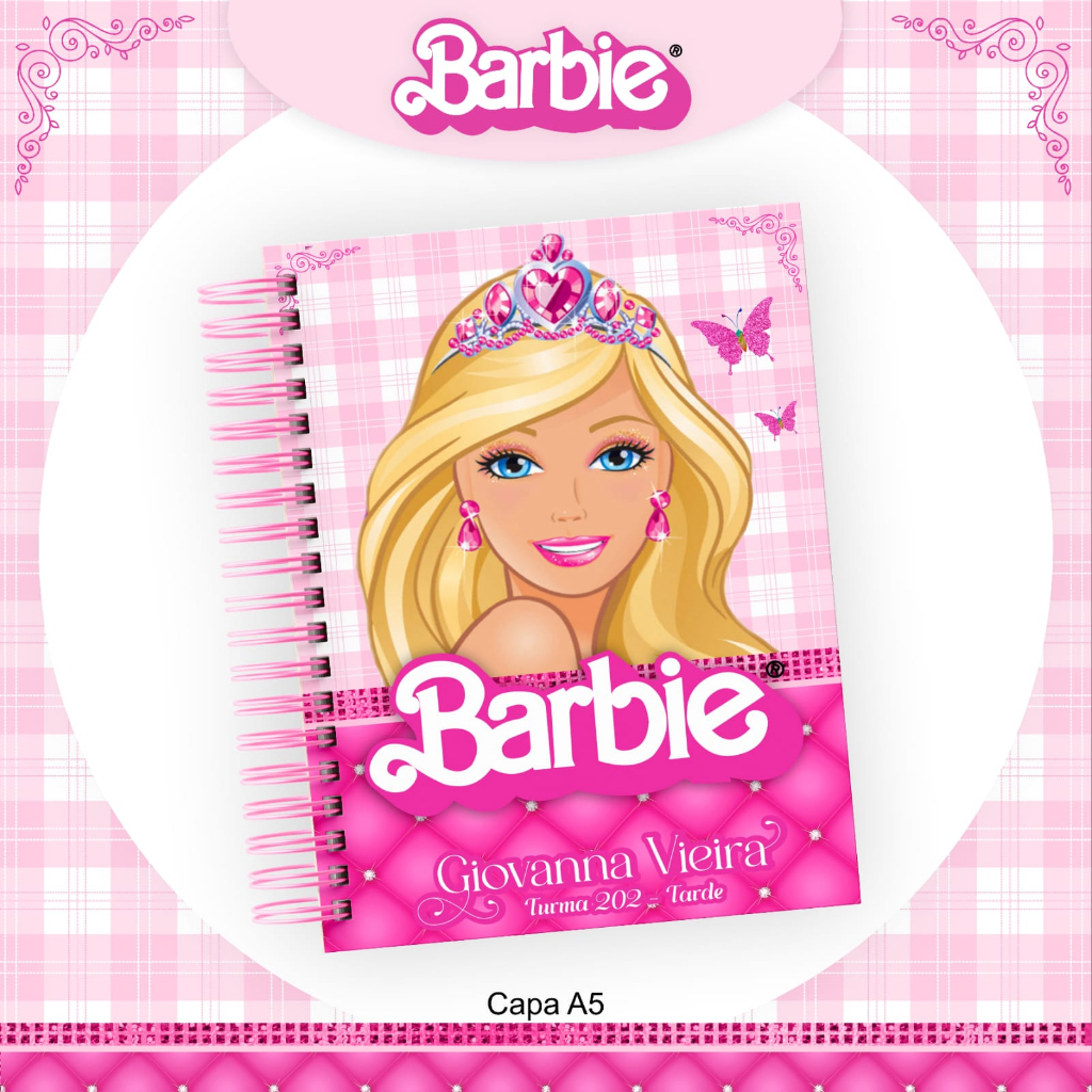 Agenda Barbie Personalizada | Shopee Brasil