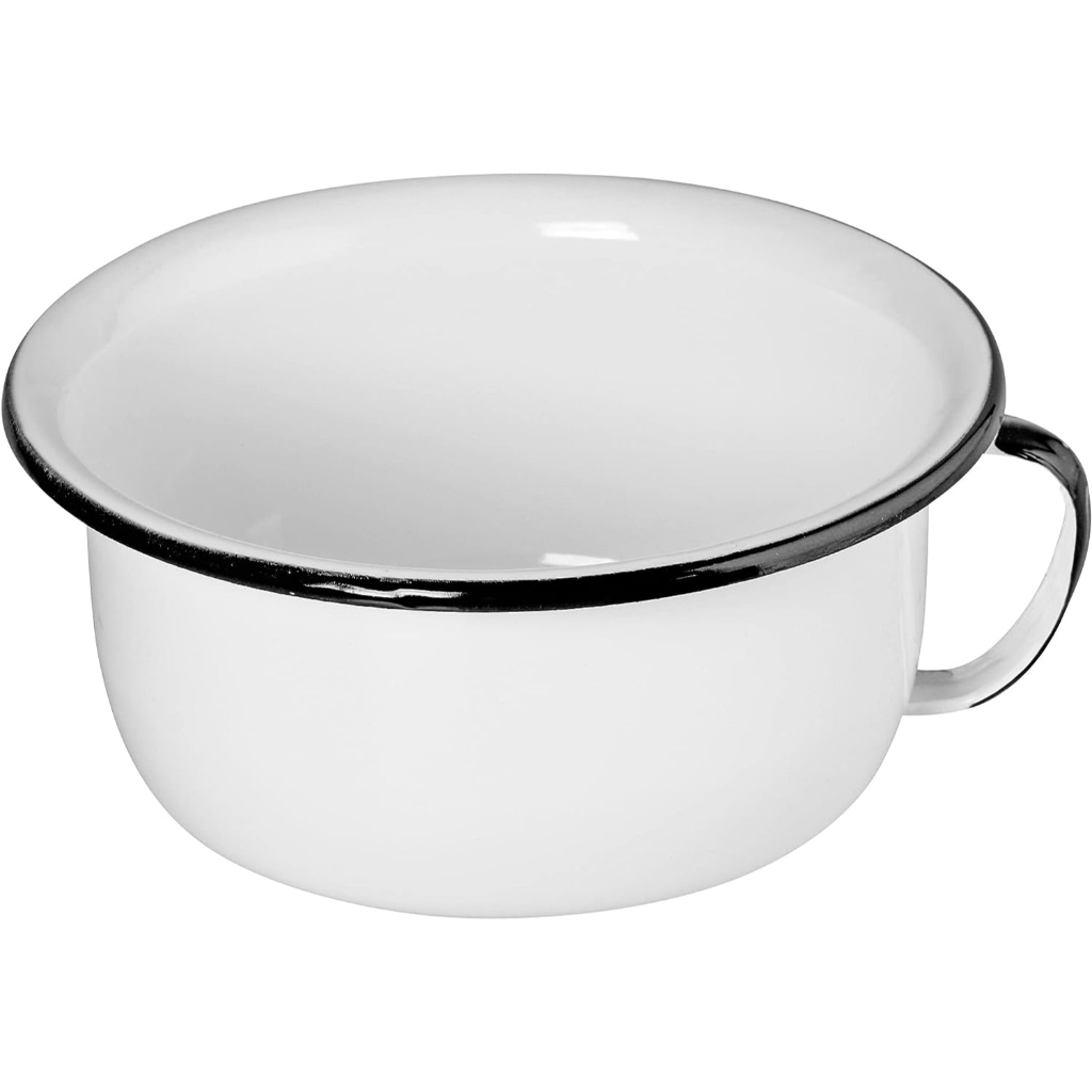 Penico Urinol Esmaltado Nr 24 Branco - Ewel | Shopee Brasil