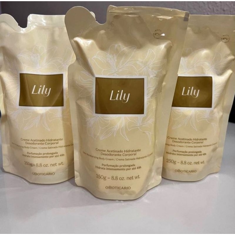 refil de creme hidratante lilly 250ml | Shopee Brasil