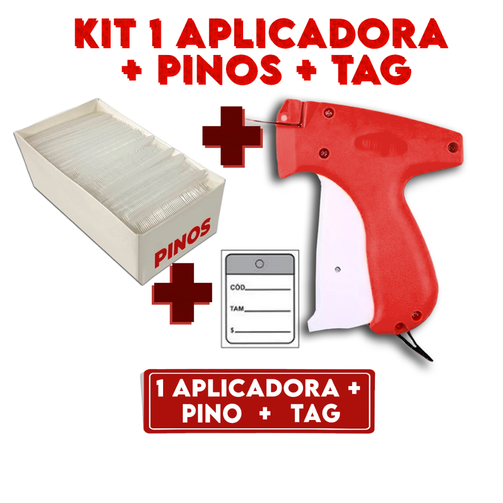 Aplicador P/Tag, Etiqueta, Pistola, Com Pin Tag De 25 Mm | Shopee Brasil