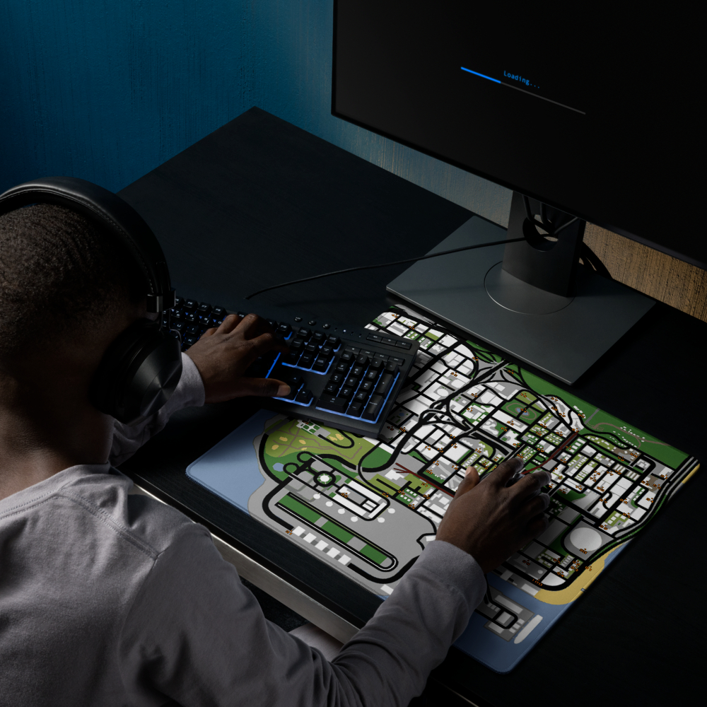 Mouse pad gamer GTA S.A Map | Shopee Brasil