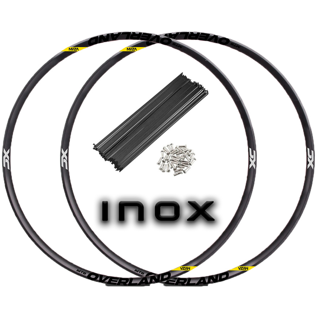 Kit Aro 29 Par Bike Vzan Overland Xc 28f Disc Com Raios Inox | Shopee Brasil