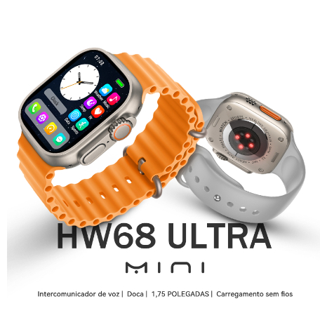 Relógio Inteligente Ultra 8 mini Série 8 41mm Homens Mulheres Fitness À ...