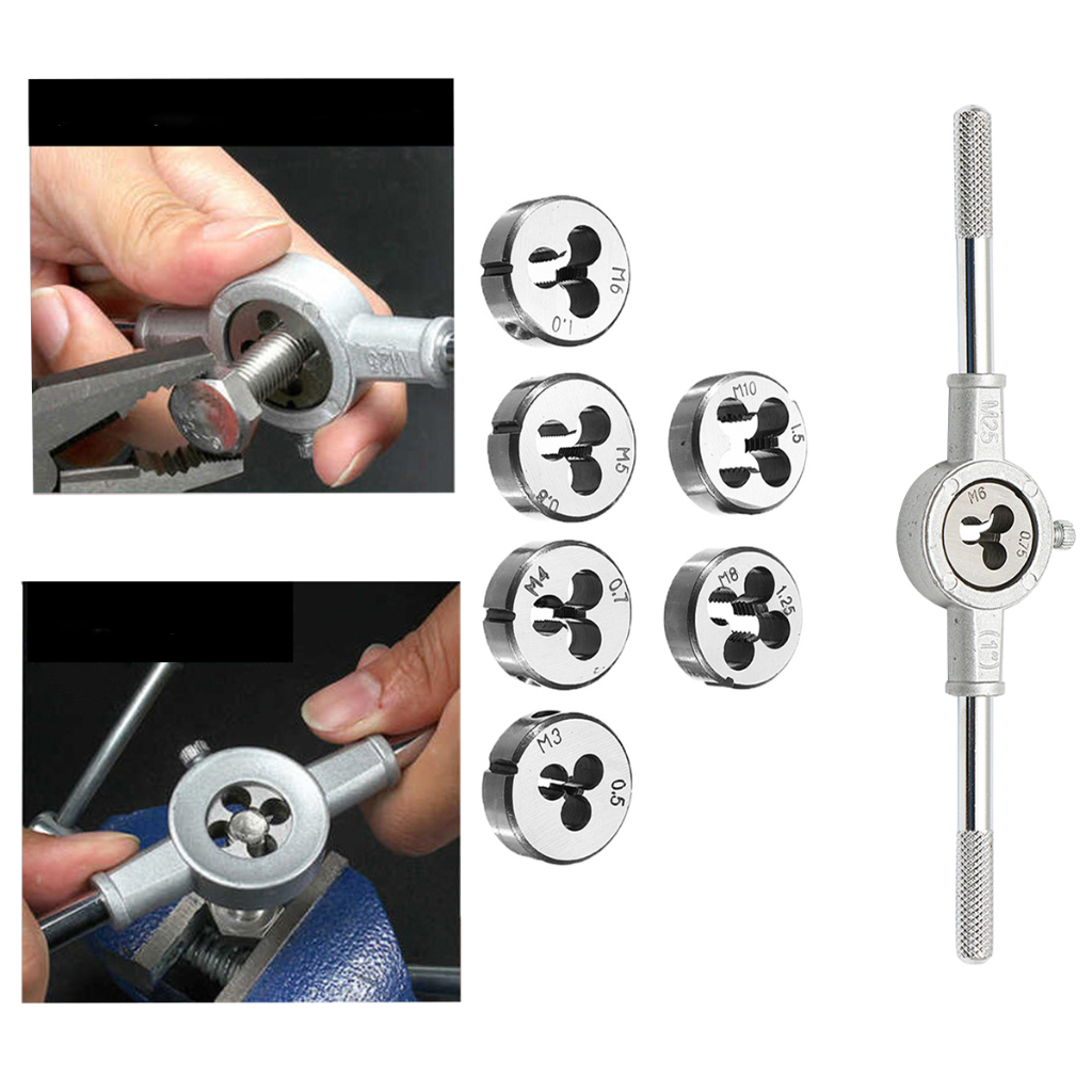 Kit Jogo Tarraxa Encaixe Cossinete Chave Encaixe Fazer Rosca Fina Abre ...