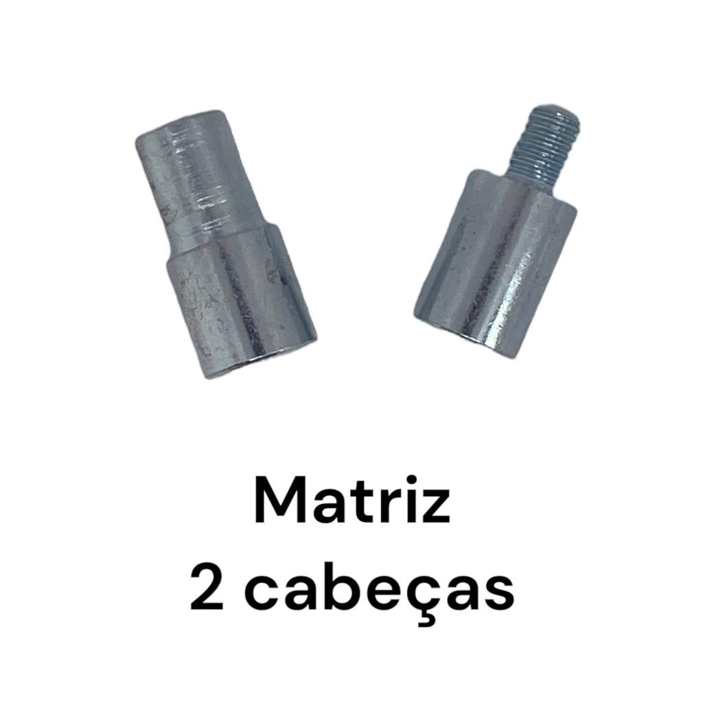 Matriz Rebite 2 Cabeças (Duplo Acabamento) – 1 Unidade | Shopee Brasil