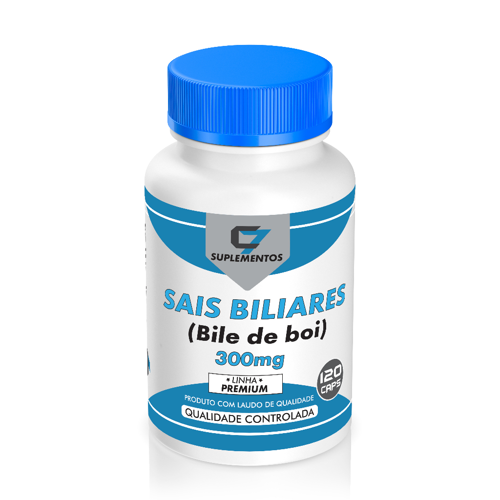 Sais Biliares (Bili de Boi) 300mg - 120 Caps | Shopee Brasil