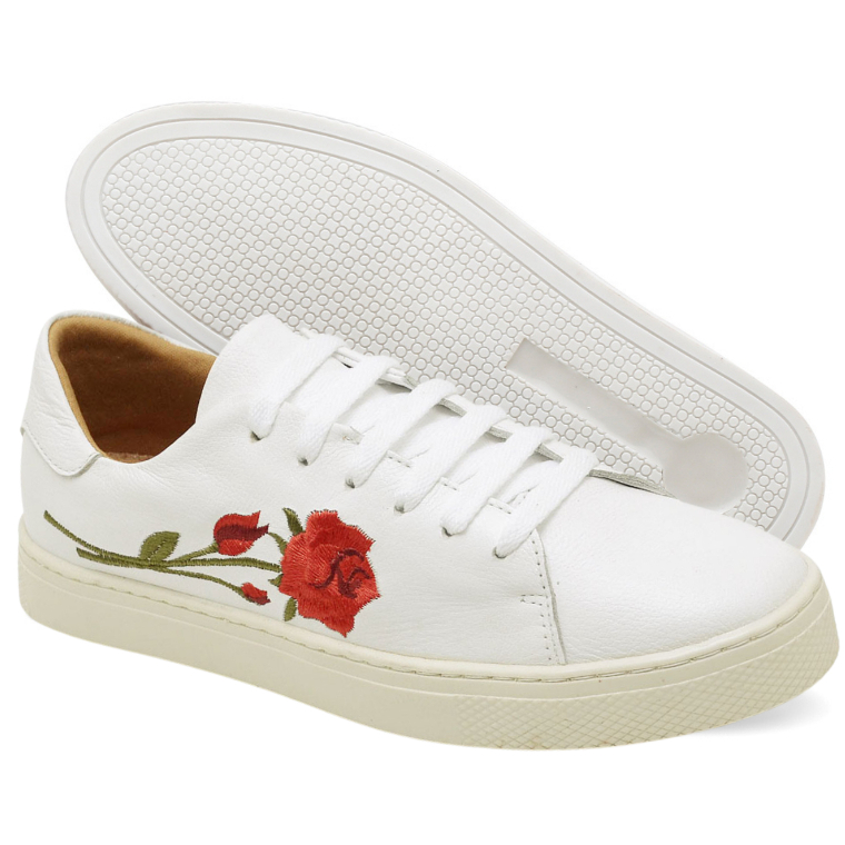 Tenis sapatenis sapatilha conga feminina em couro legitimo | Shopee Brasil