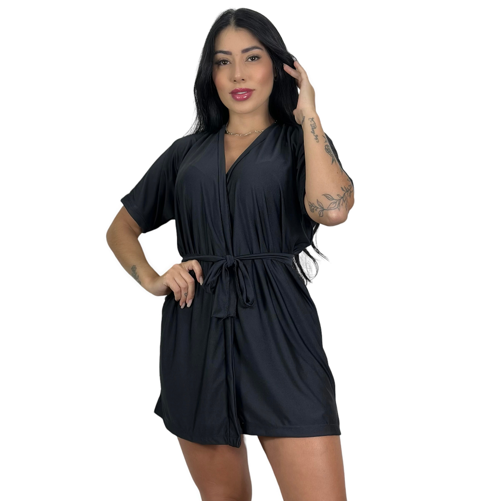 Hobby roupão feminino noiva robe romantic lingerie | Shopee Brasil