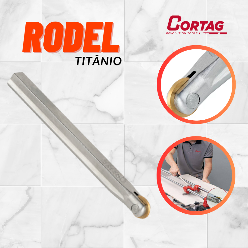 Riscador de Piso Rodel Original Titânio 10mm 13/32" Universal Cortag ...