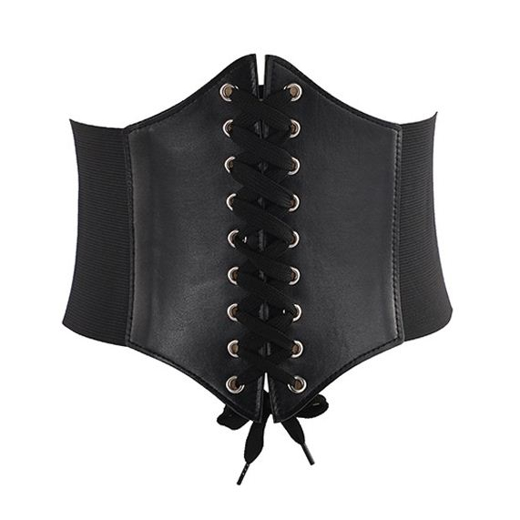 Cinto Corselet Corset de Elástico com Velcro Efeito Cintura Fina ...