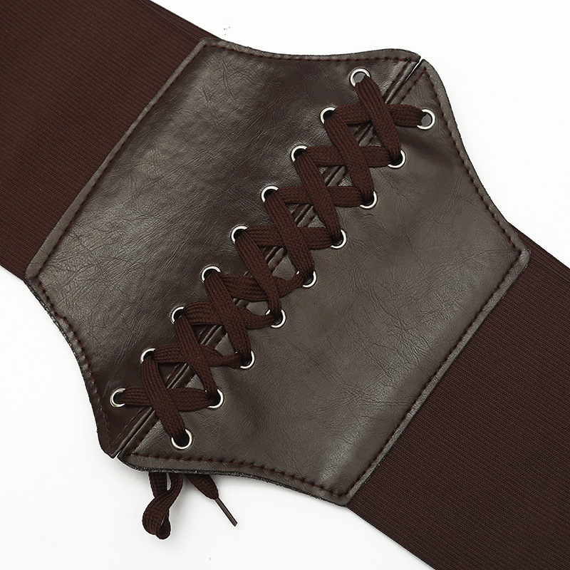 Cinto Corselet Corset de Elástico com Velcro Efeito Cintura Fina ...
