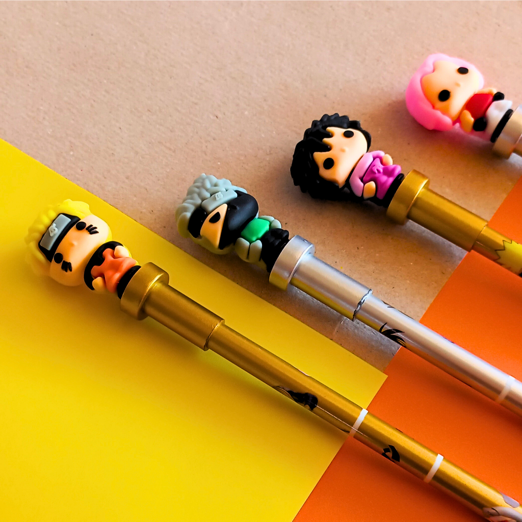 Caneta Criativa Naruto Material Escolar e Escritório ponta 0.1mm ...