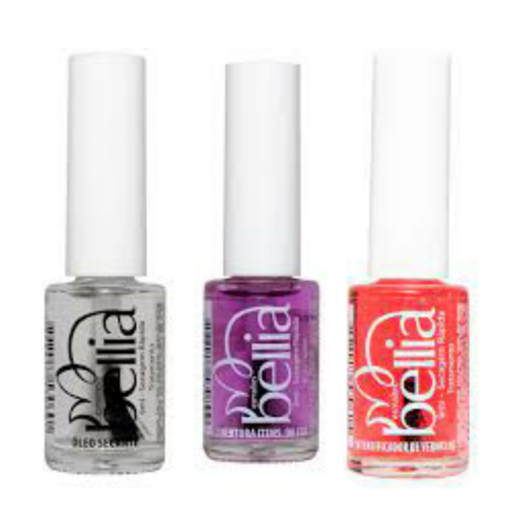 Esmaltes Bellia Secagem Rápida - Tratamento 9ml | Shopee Brasil