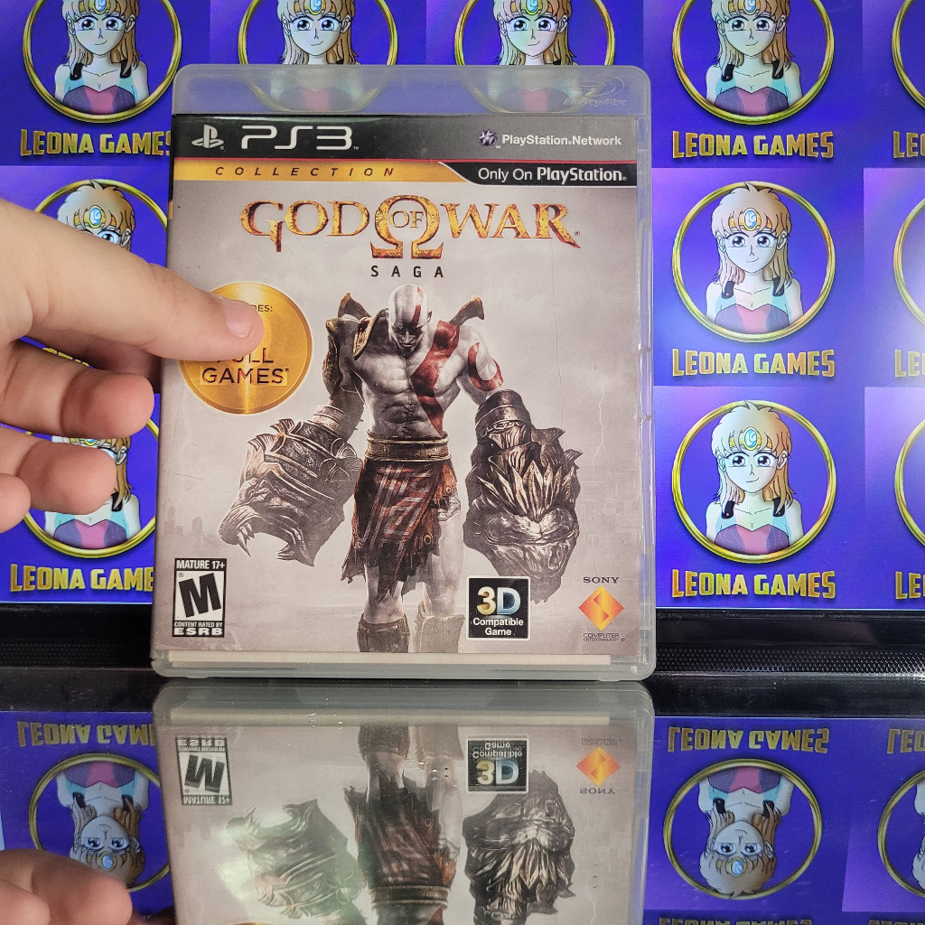 God of War Collection somente disco 1 funciona (Gow 1 e 2) - Disco do ...