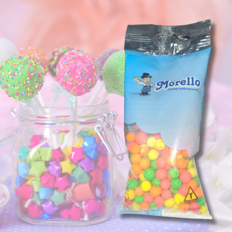 Confeito De Açúcar Prata Estrela Mix Comestíveis 60g Morello | Shopee ...