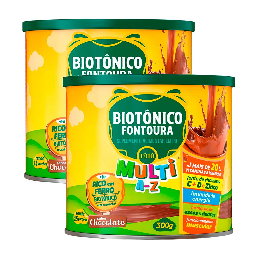 BIOTONICO FONTOURA - MULTI A-Z 300G | Shopee Brasil