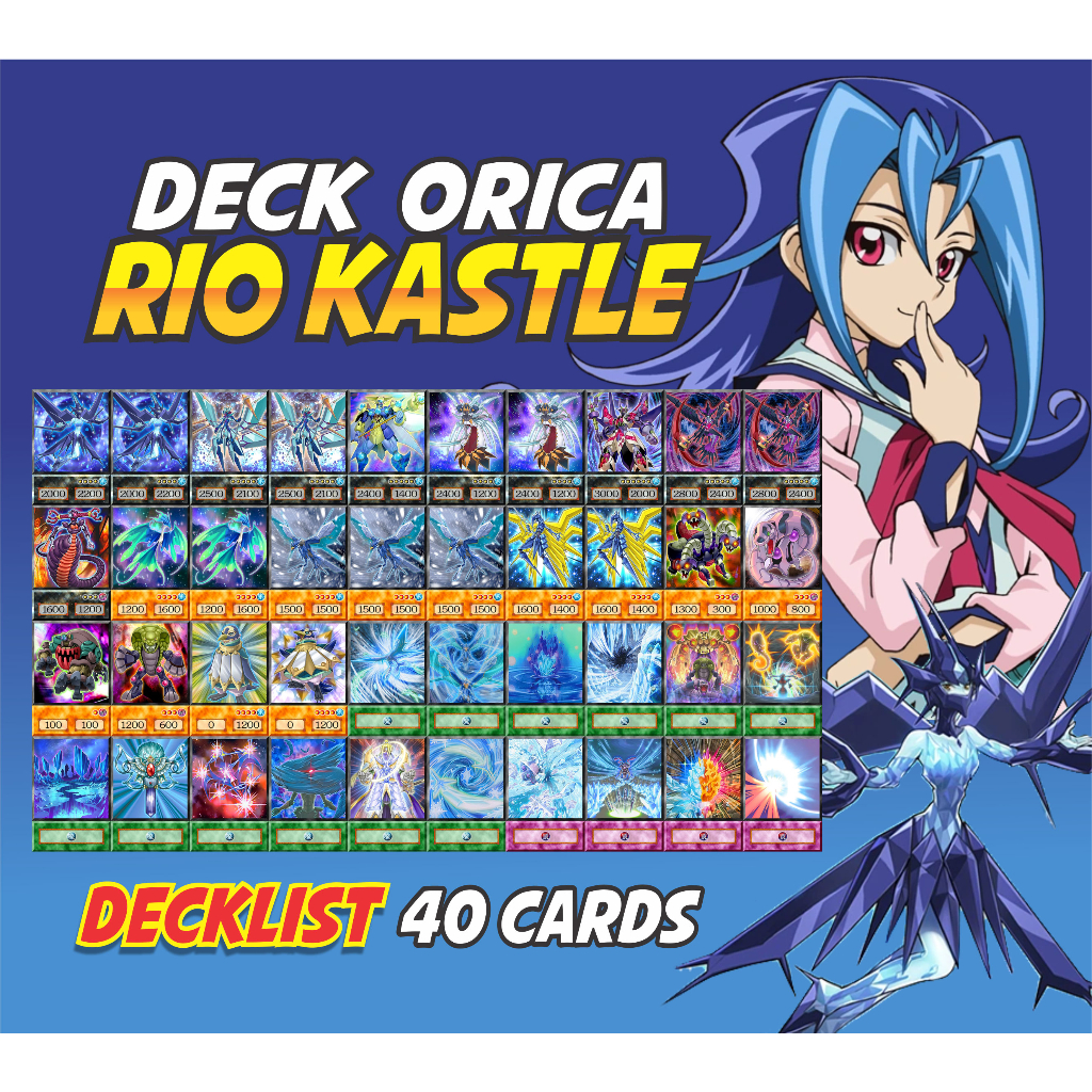Rio Kastle Deck Anime (40 cards) Yugioh Zexal | Shopee Brasil