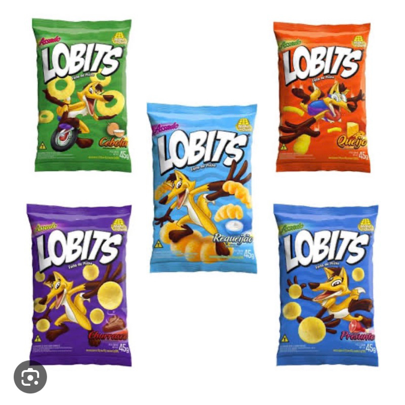 SALGADINHO LOBITS 10 UN X 40 G | Shopee Brasil