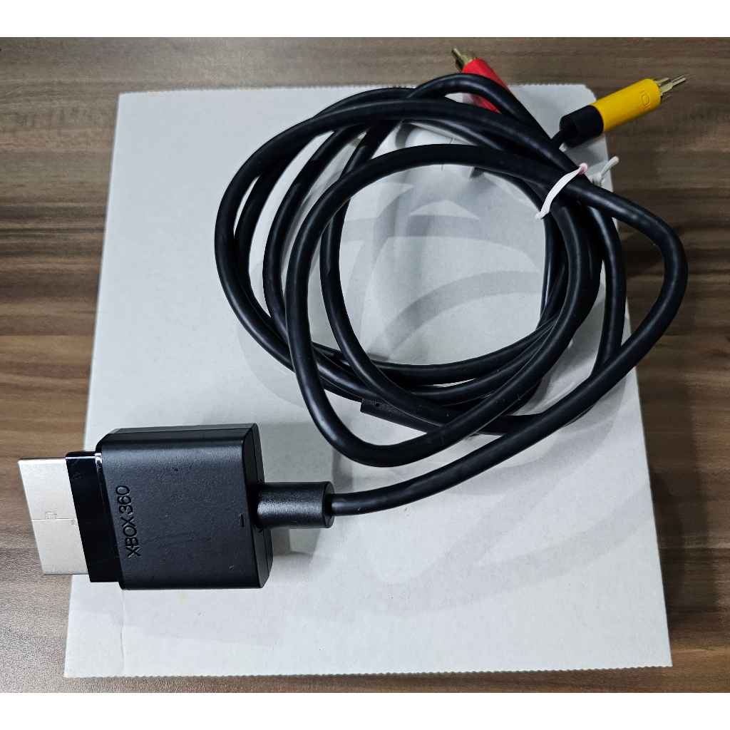 Cabo Original Av Rca Áudio Vídeo Para Xbox 360 Tv Tubo, Led | Shopee Brasil