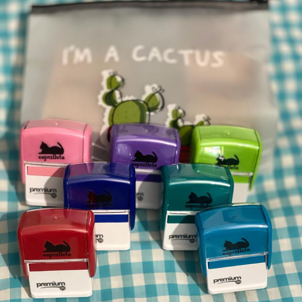 Kit Professor com Carimbos Premium e Estojo | Shopee Brasil