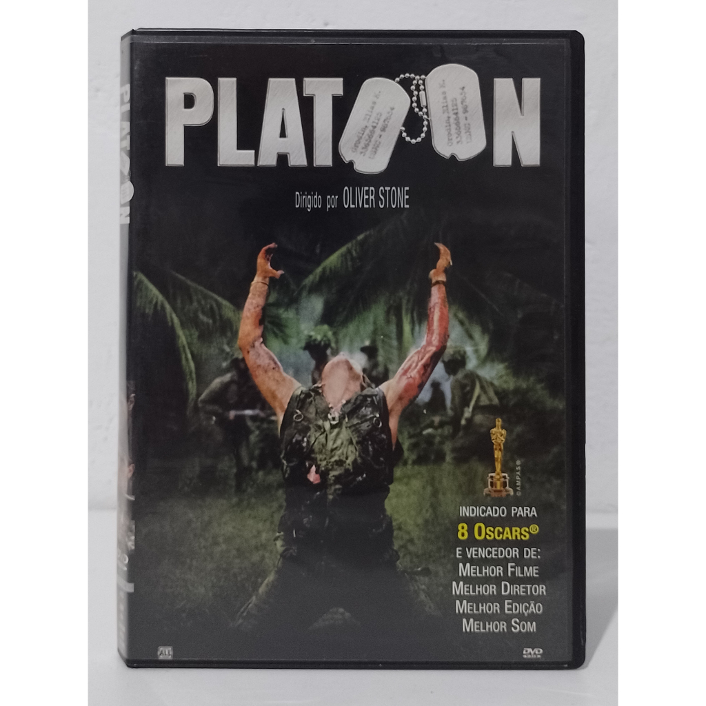 DVD - Platoon - Oliver Stone - 8 Oscars | Shopee Brasil