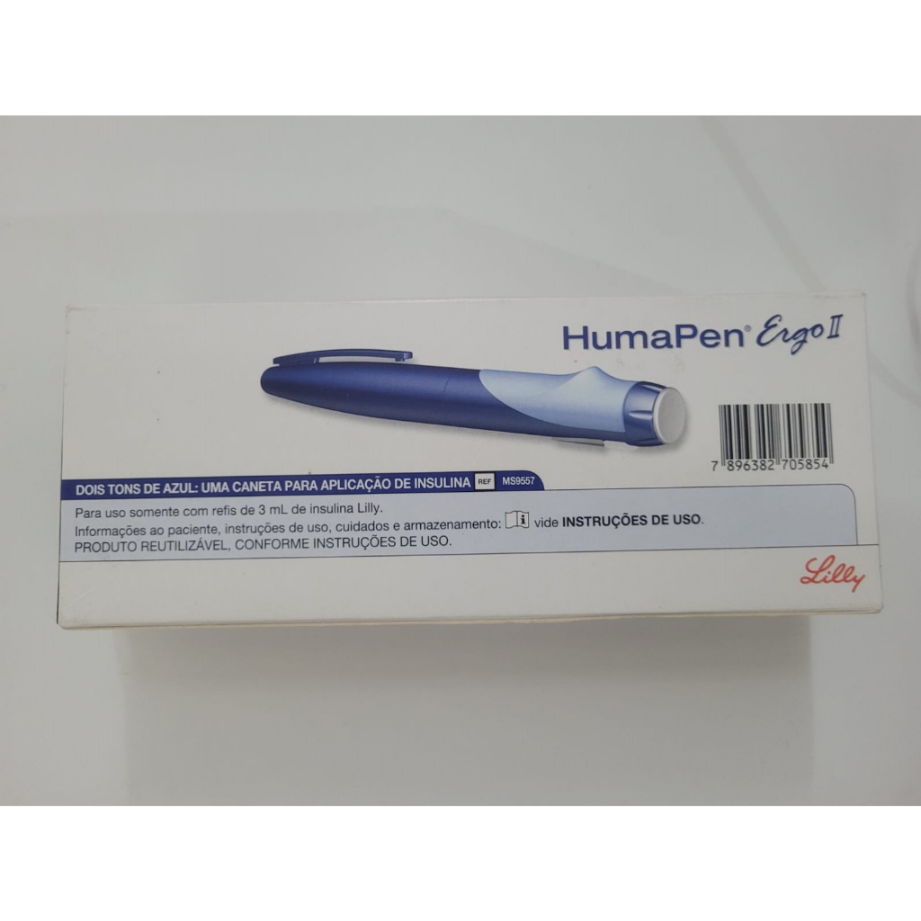 Caneta Aplicadora De Insulina Humapen Ergo Ii | Shopee Brasil