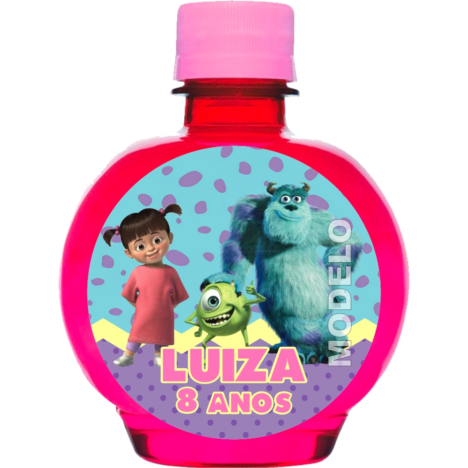12 Adesivos Água Ouro Fino Monstro SA - Etiqueta - Rótulo Personalizado ...