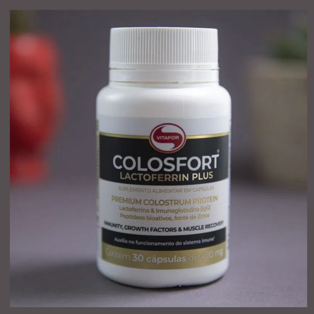 Colosfort Lactoferrin plus - 30 cap - Vitafor | Shopee Brasil