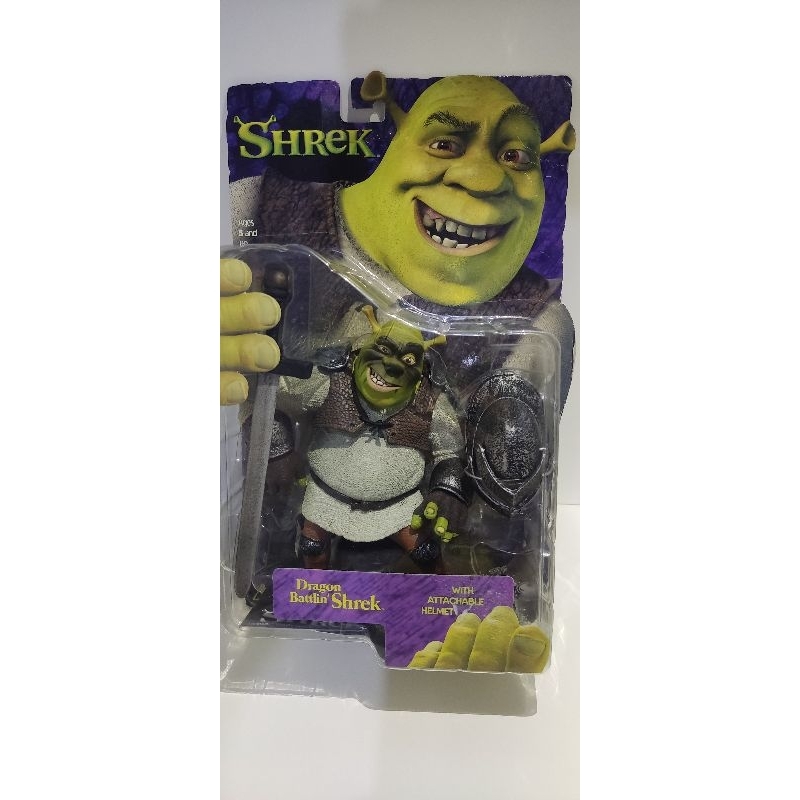 boneco Shrek edição 2001 filme articulado selado de fabrica raro ...
