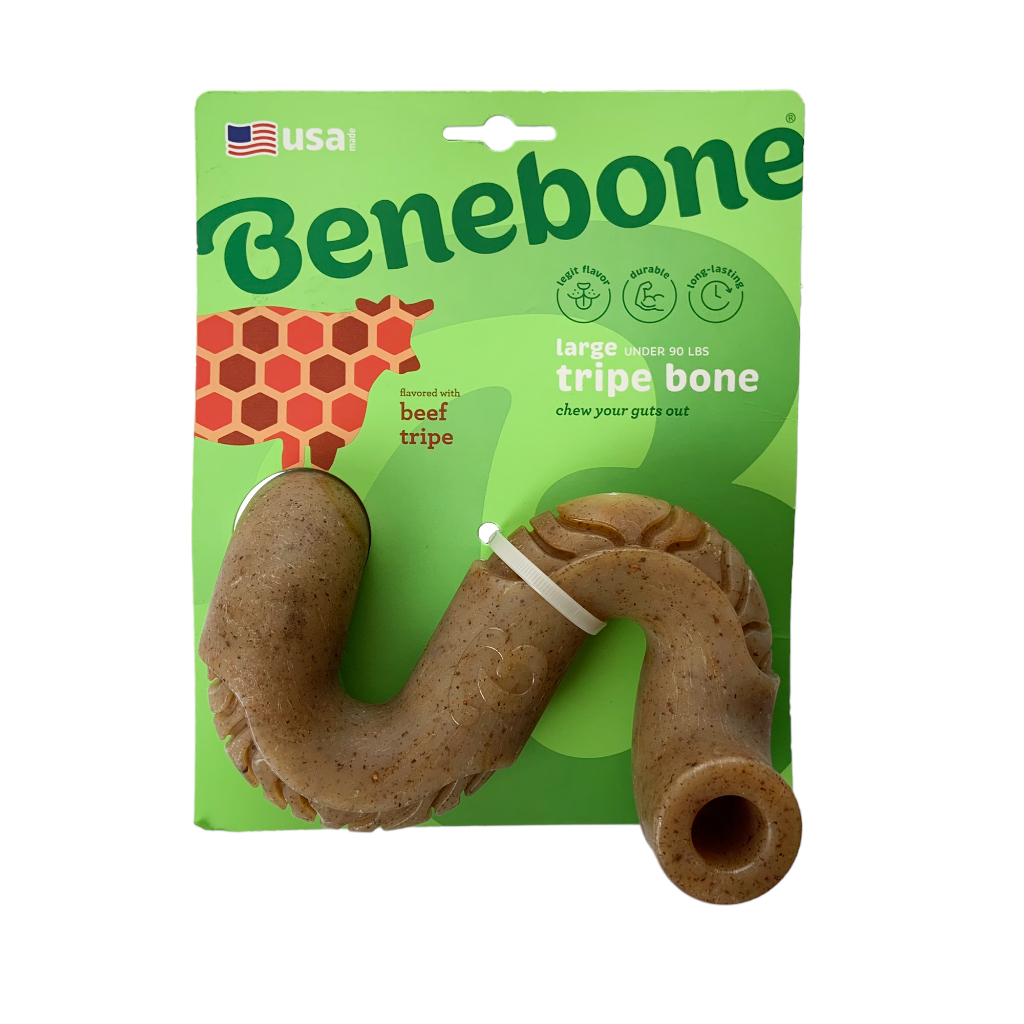 Benebone Tripe Bone Brinquedo Para Cães Roer Morder Grande | Shopee Brasil