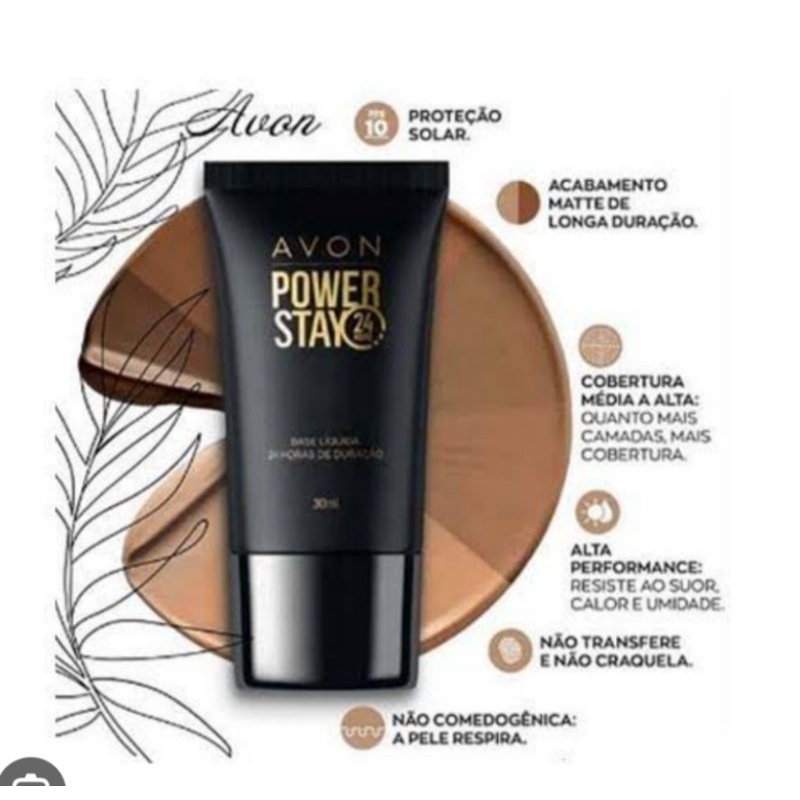 Base Líquida Powerstay Avon 30g | Shopee Brasil