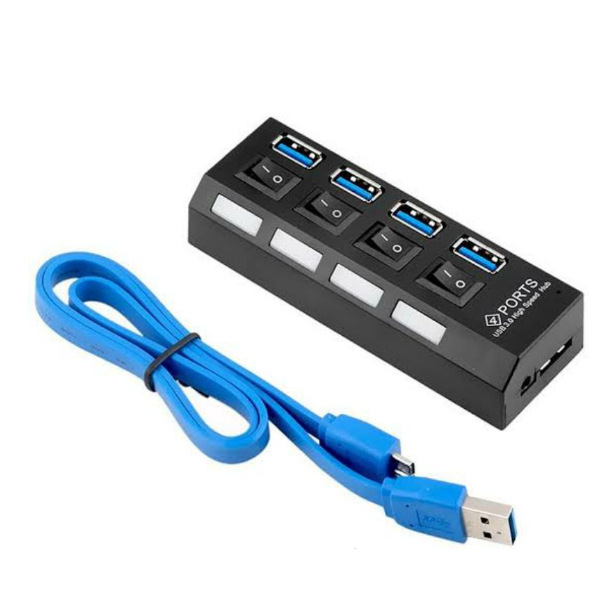 Hub 3.0 4 Portas USB Extensor com Interruptor | Shopee Brasil