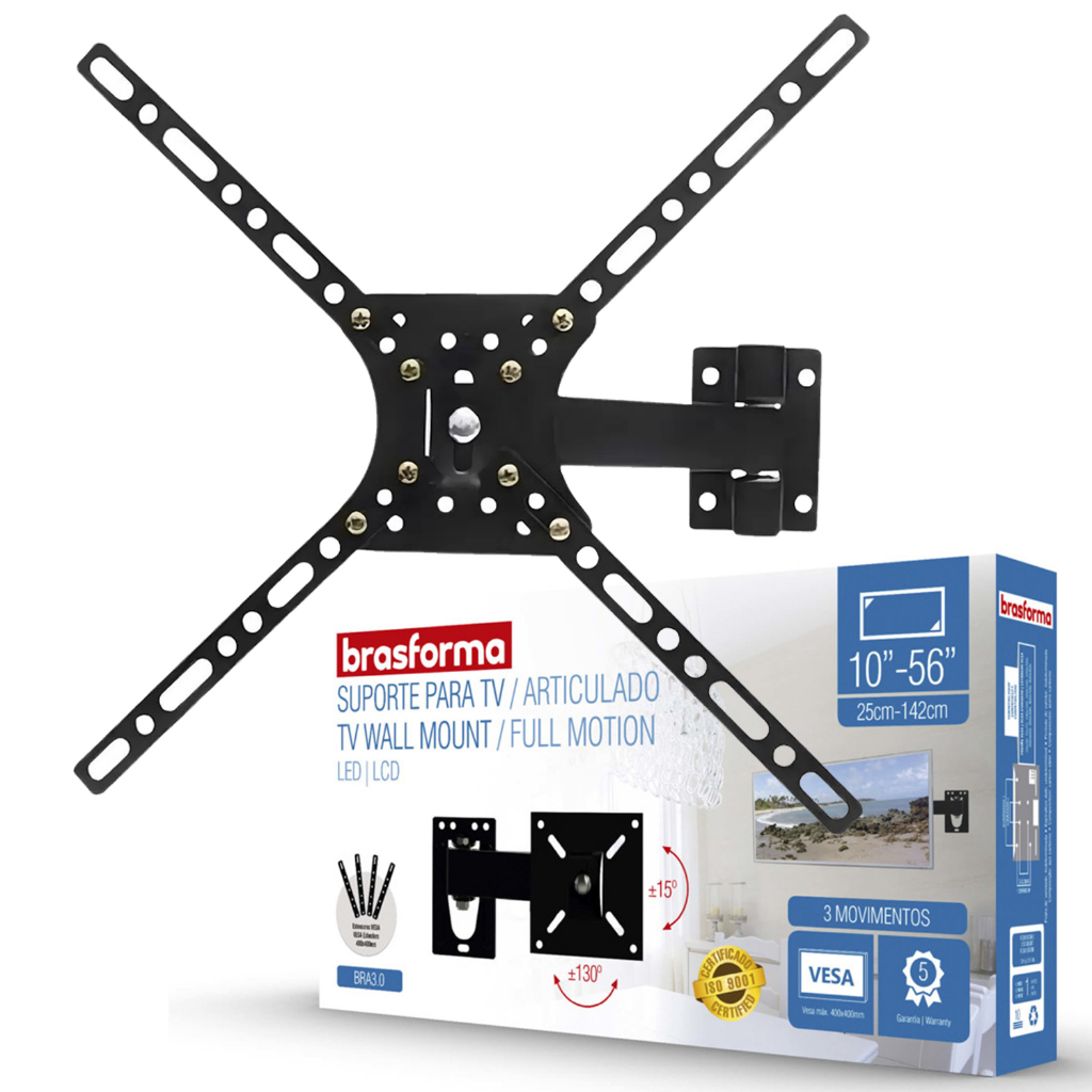 Suporte Articulado Universal Tv LG Oled Samsung 32 39 40 43 47 50 55 ...
