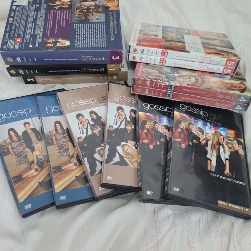 kit DVDs Gossip girl com 5 volumes/temporadas completo original ...