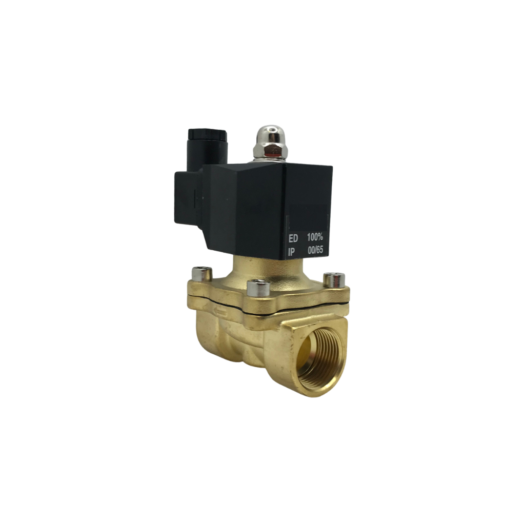 Válvula Solenoide 2 Vias Rosca 3/4 Normal Fechada Latão Bobina 220v | Shopee Brasil