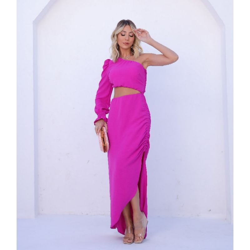 Vestido Sofia manga mula | Shopee Brasil