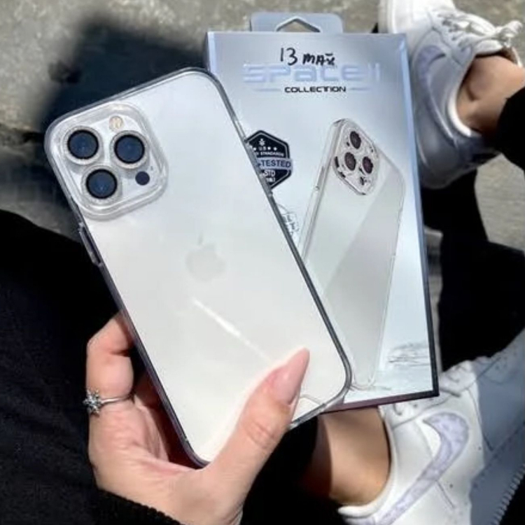 Capa Space Capinha Case Transparente Anti Impacto iPhone com Proteção ...