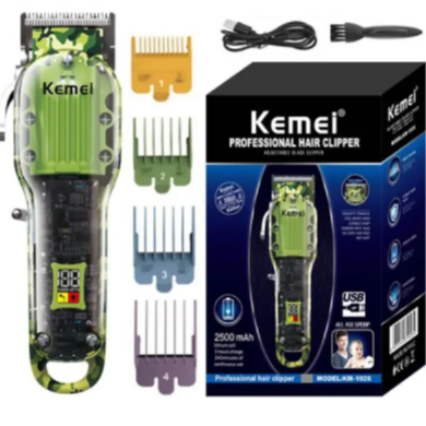 Máquina De Cortar Cabelo Kemei Km 1926 Bivolt Camuflada | Shopee Brasil