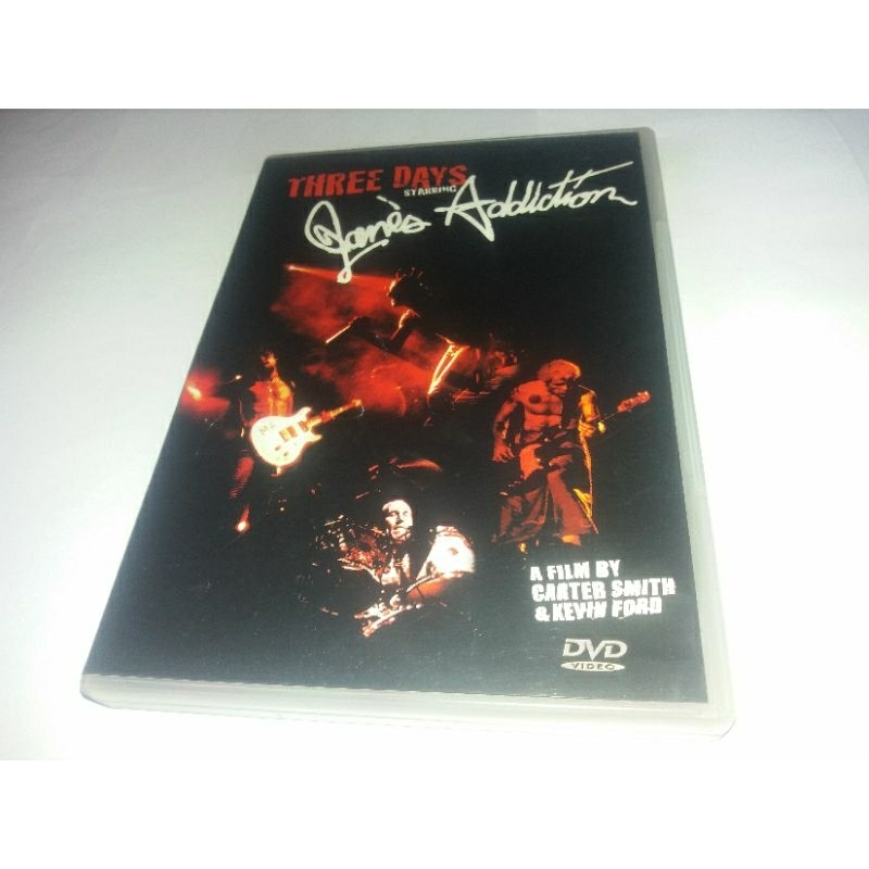 Dvd - Jane's Addiction - Three Days - 2003 - Oficial - Encarte | Shopee ...