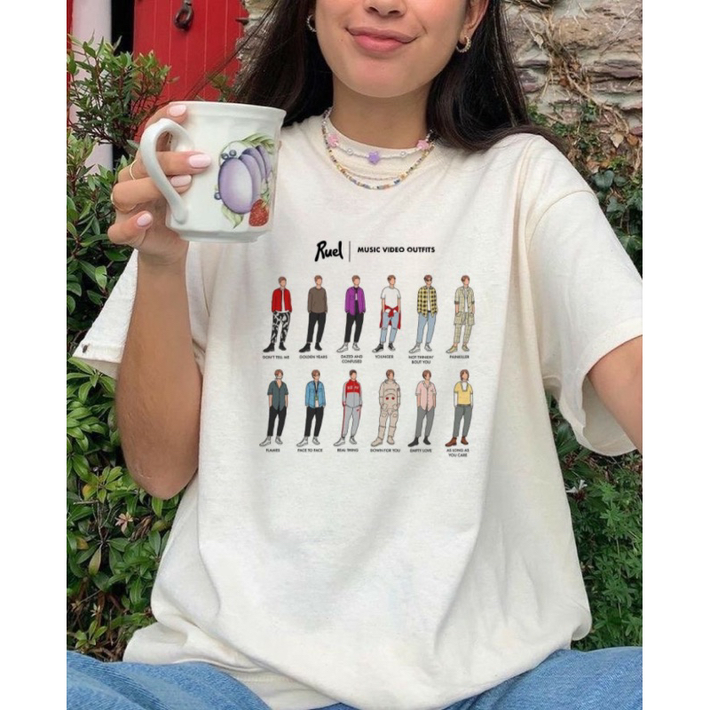 Camisa Ruel - Music Video Outfit Camiseta Merch Algodao Poliester ...