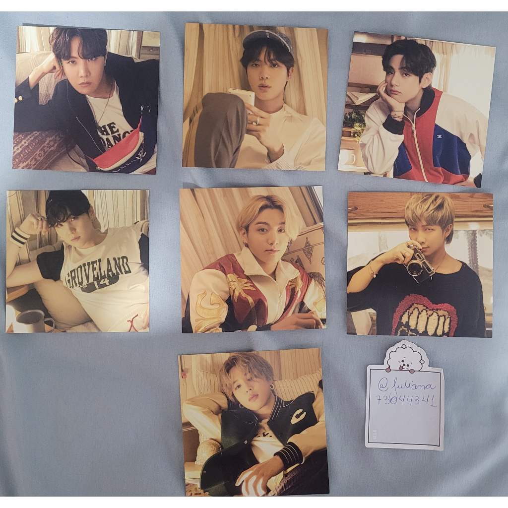 BTS THE BEST Japan Official Limited Benefit Postcard Oficial | Shopee ...