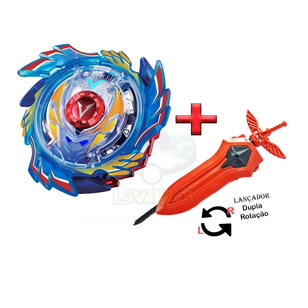 20 modelos Beyblade Burst Metals com lançador valtriek, scalibur, zeus ...